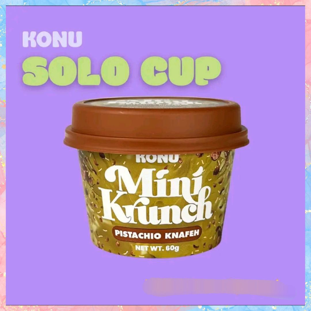 Konu Mini Krunch Pistachio Knafeh SOLO | 60G – Charm Essentials - USA LLC