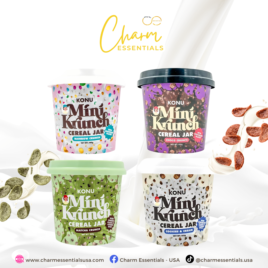 KONU Mini Krunch Cereal Jar | 160G – Charm Essentials - USA LLC